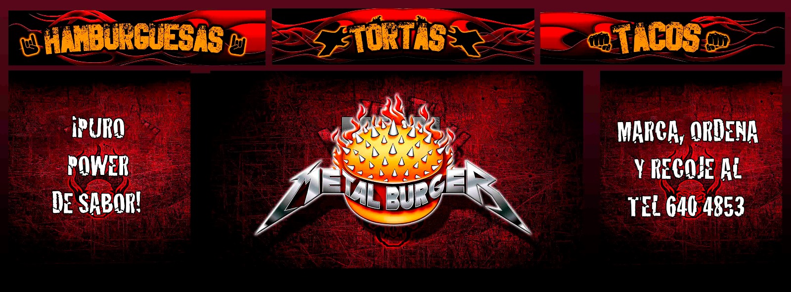 Menú :: Metal-burger